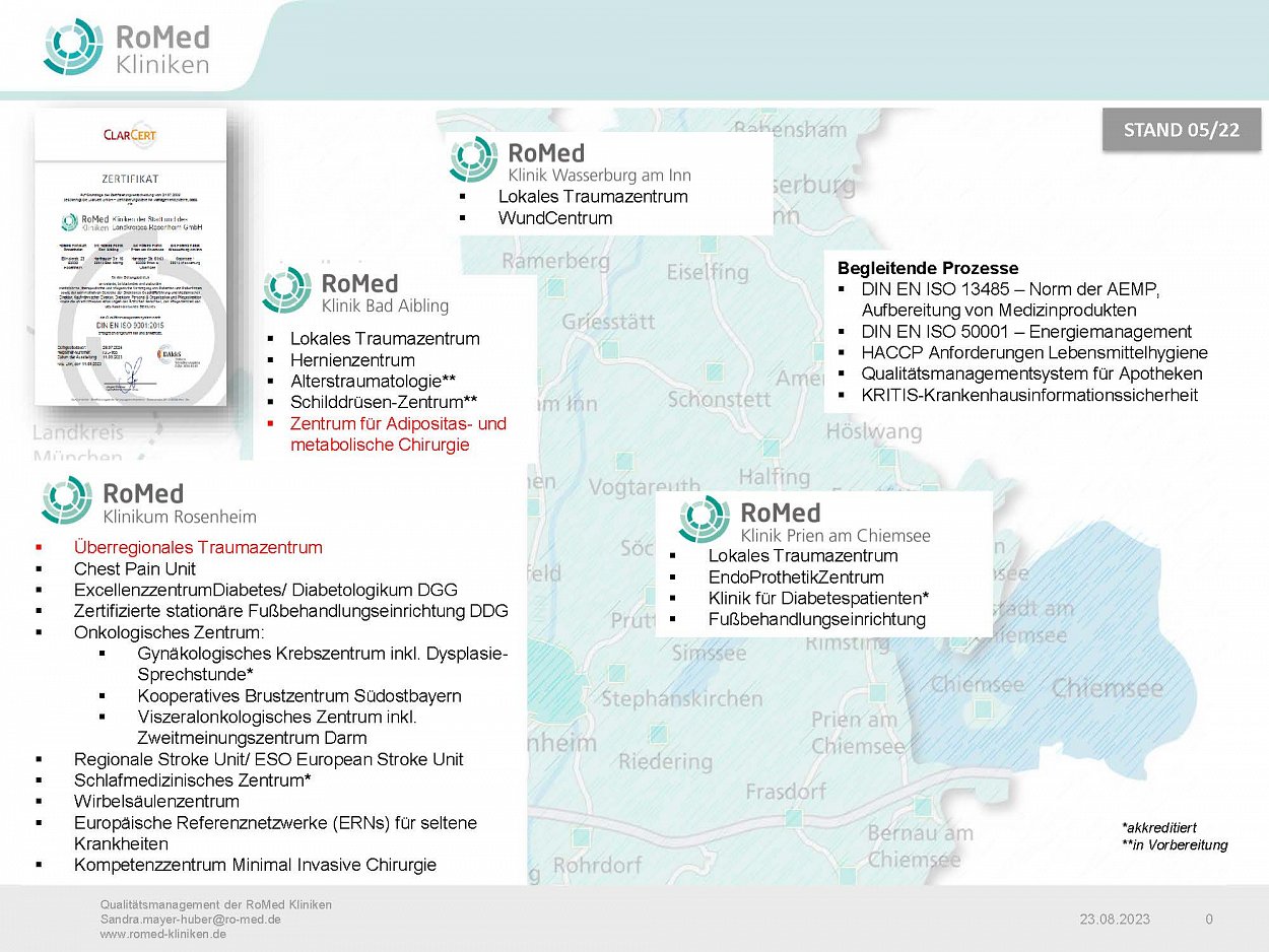 RoMed Kliniken - Qualität für Patienten- und Mitarbeiterzufriedenheit